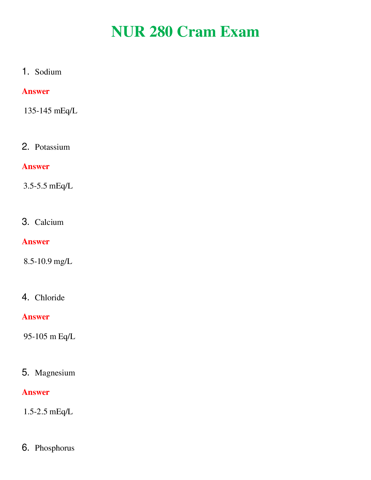 NUR 280 ( LATEST 2024 / 2025 ) CRAM EXAM | LATEST QUESTIONS WITH ...