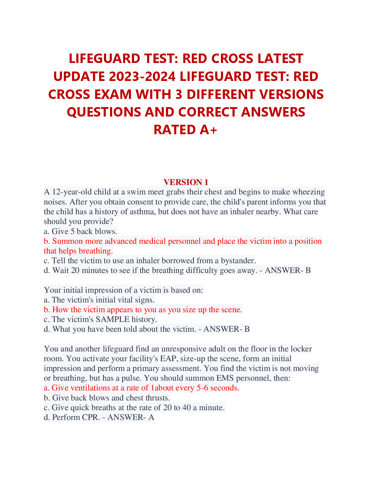 Lifeguard Test Red Cross Latest Update 2023 2024 Lifeguard Test Red