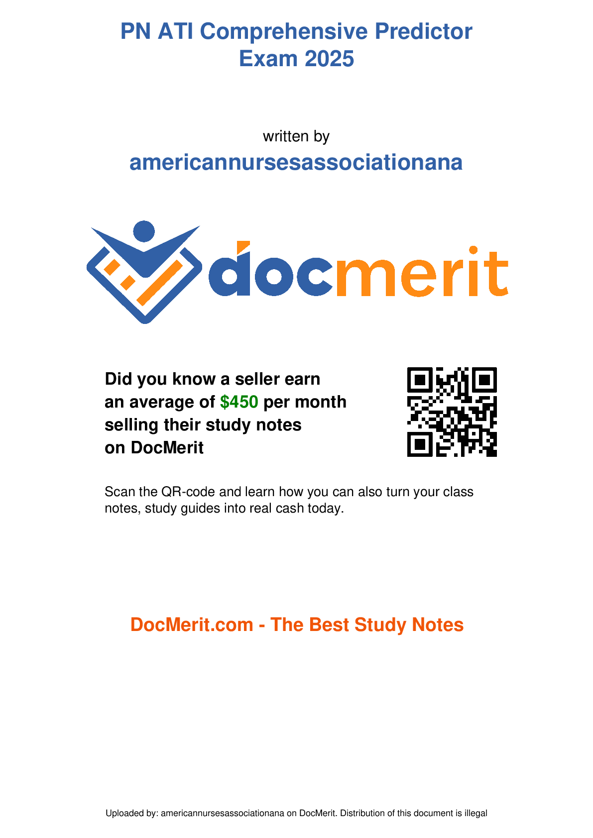 PN ATI Comprehensive Predictor Exam 2025 - Scholarfriends