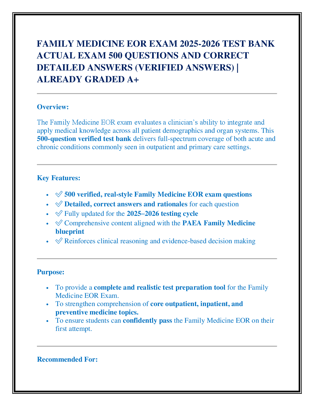 ATI RN VATI COMPREHENSIVE PREDICTOR FORM B 2025-2026 LATEST FORM B ALL ...