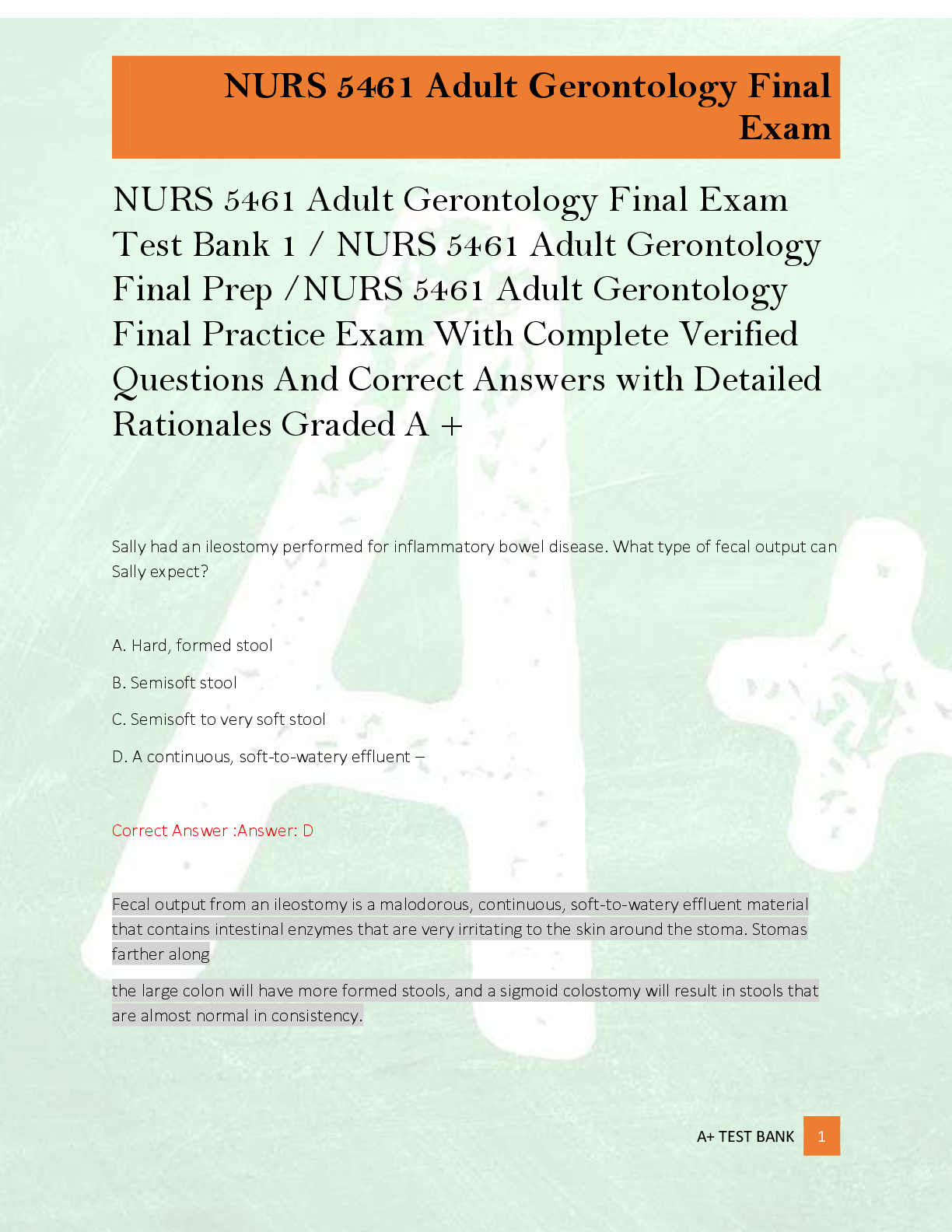 USMC CACO EXAM WITH COMPLETE ANSWERS - Scholarfriends