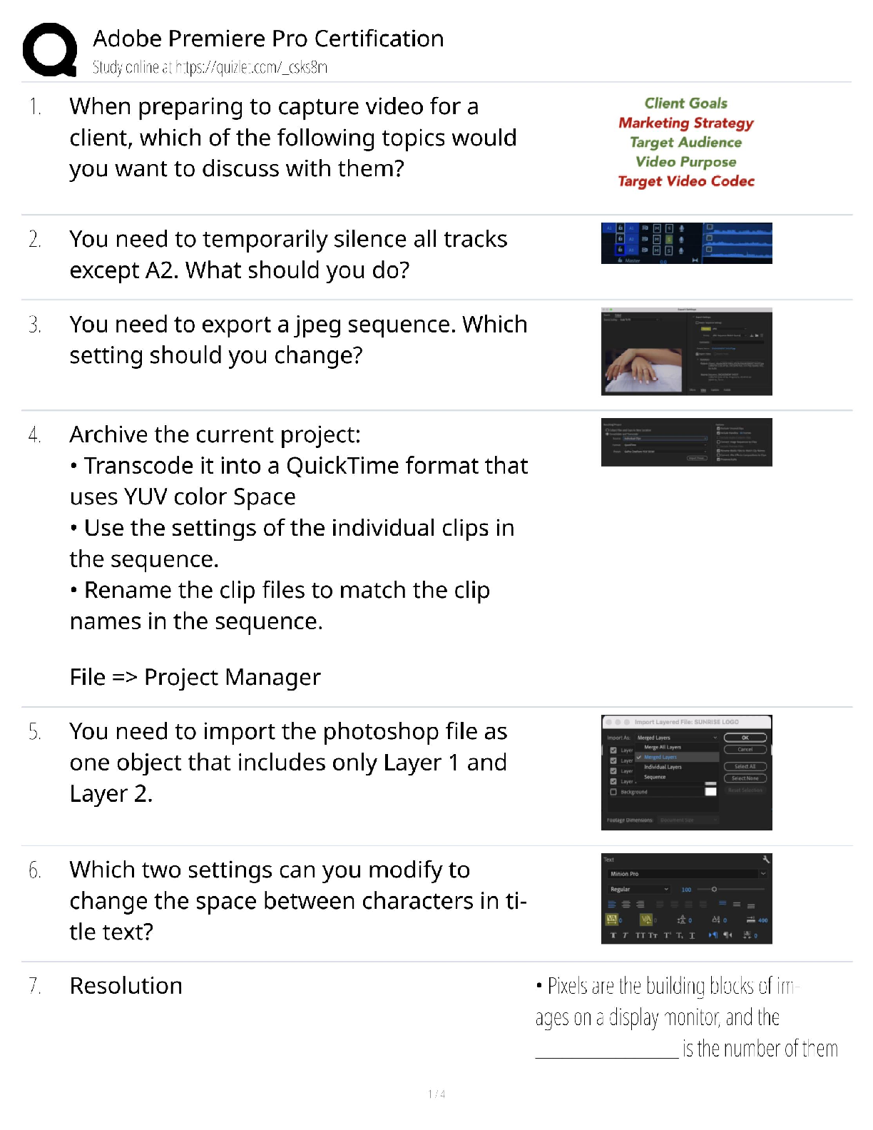 Adobe Premiere Pro Certification / Practice Exam & Study Guide / 2025 ...