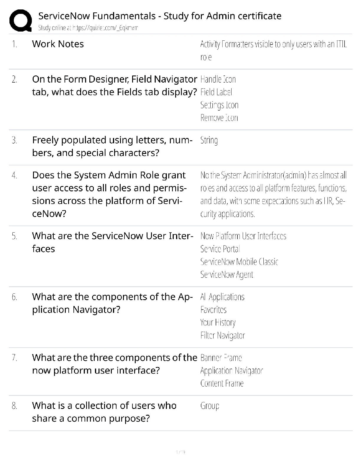 ServiceNow Fundamentals / System Administrator Exam Prep / 2025 Update / Score 100% - Scholarfriends