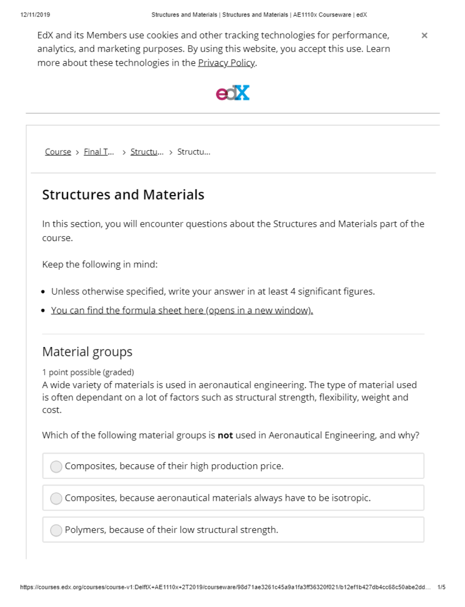 Delft University of TechnologyAE 1110XFinal Exam Questions- Structures ...