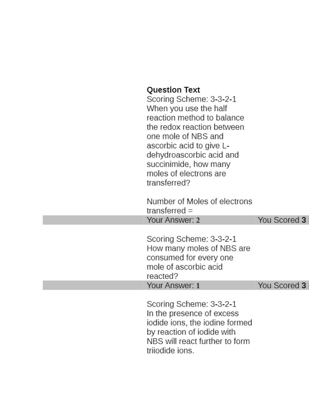 University of California, DavisCHE 2C Unknownvitamin c post lab