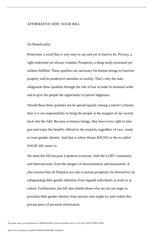 SOGIE-BILL-_Final.l Ateneo de Davao University ACC 9087