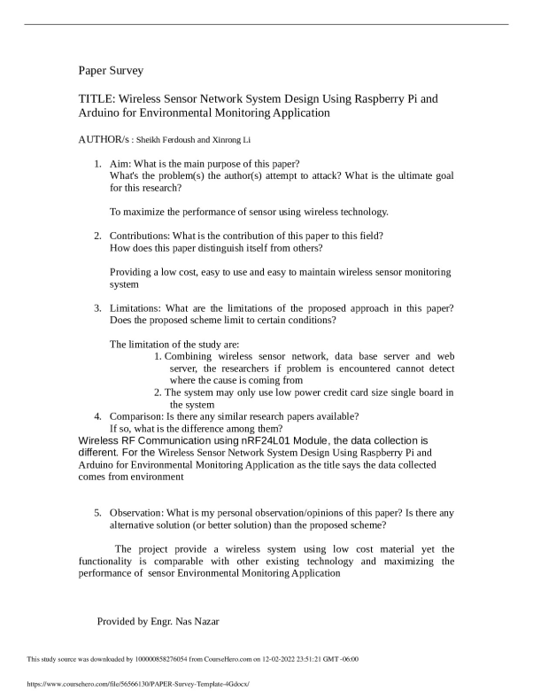 PAPER-Survey-Template-4G Jose Rizal University MATH C604