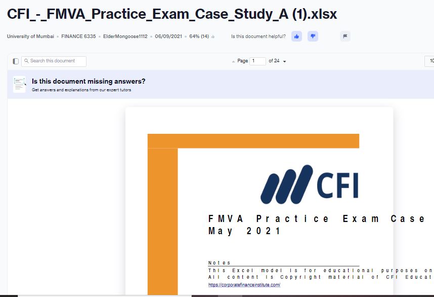 Corporate Finance Institute CFI_-_FMVA_Final_Assessment_Case_Study_2A_.xlsx