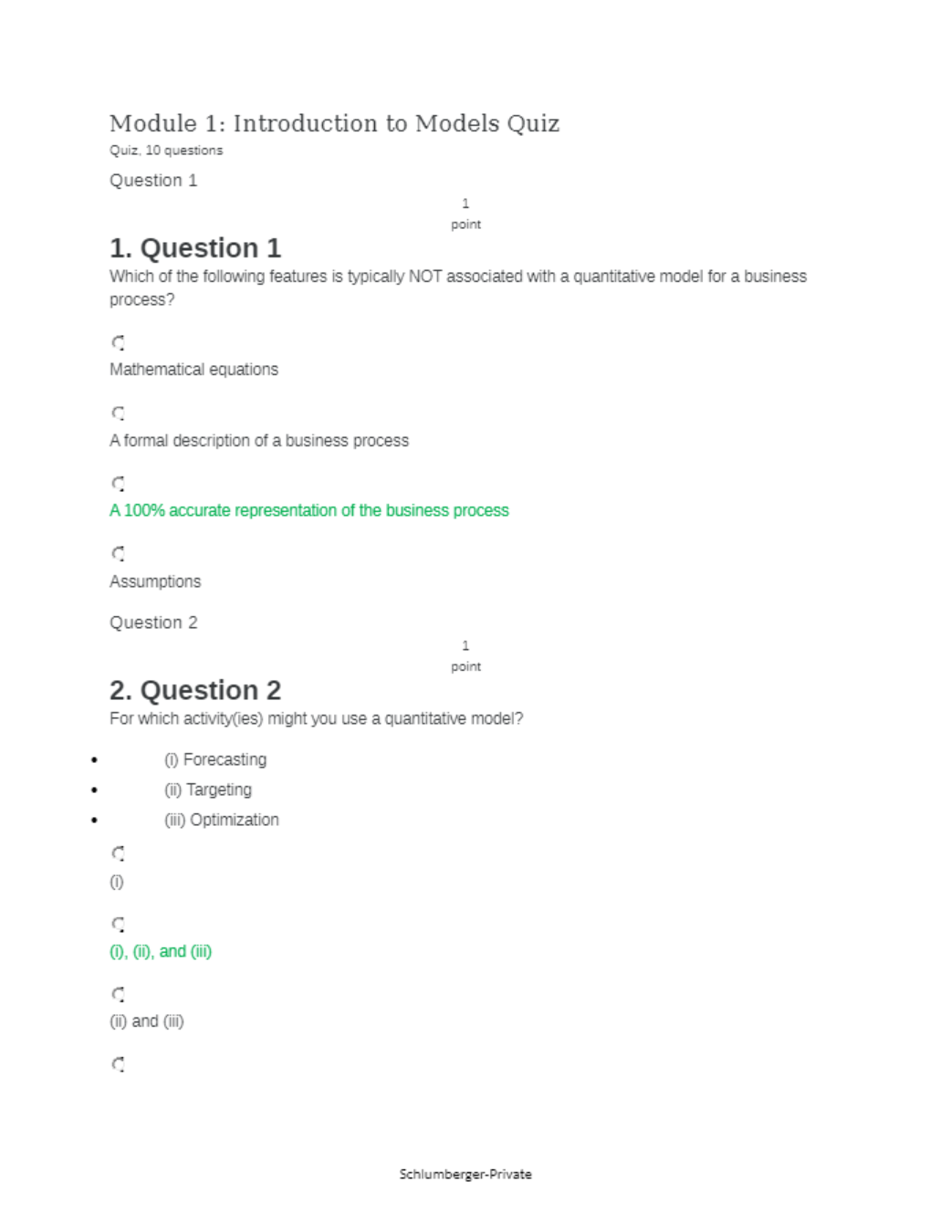 University of PennsylvaniaMGMT 918Wharton Business Analytics Coursera Quiz.. Contains 10 Module ...