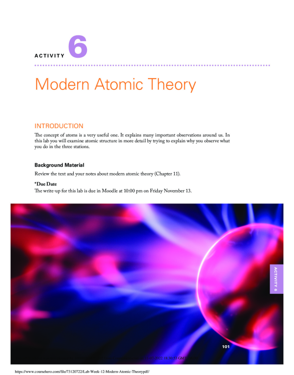 Lab-Week-12-Modern-Atomic-Theory. University of Illinois, Urbana ...