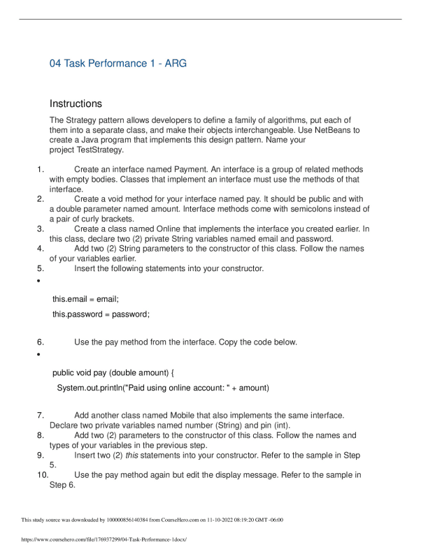 04 Task Performance 1 STI College (multiple campuses) BSIT 211