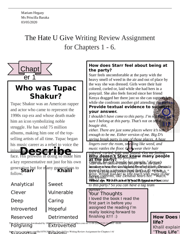 The_Hate_U_Give_Writing_Review_Assignment_for_Chapters_1_-_6