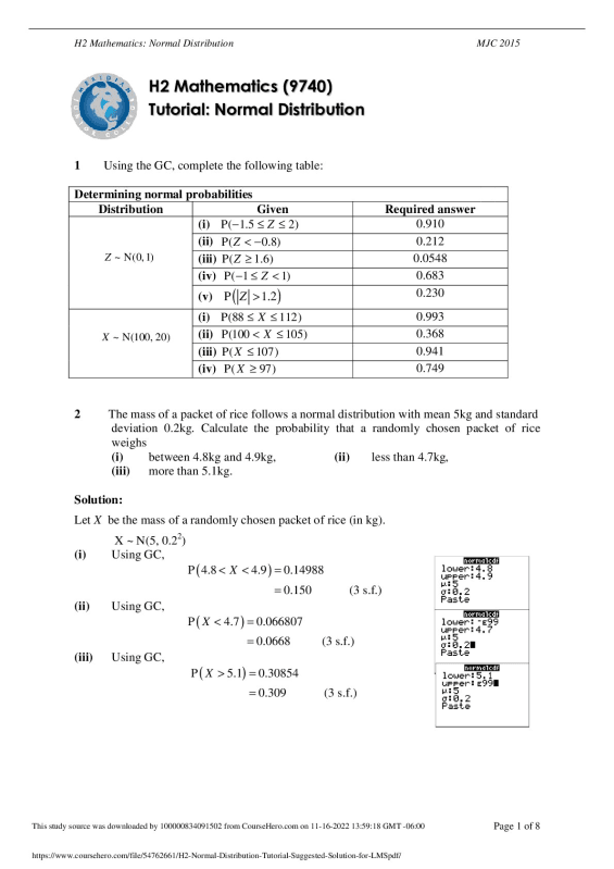 H2_Normal_Distribution_Tutorial_Suggested_Solution_for_LMS National ...
