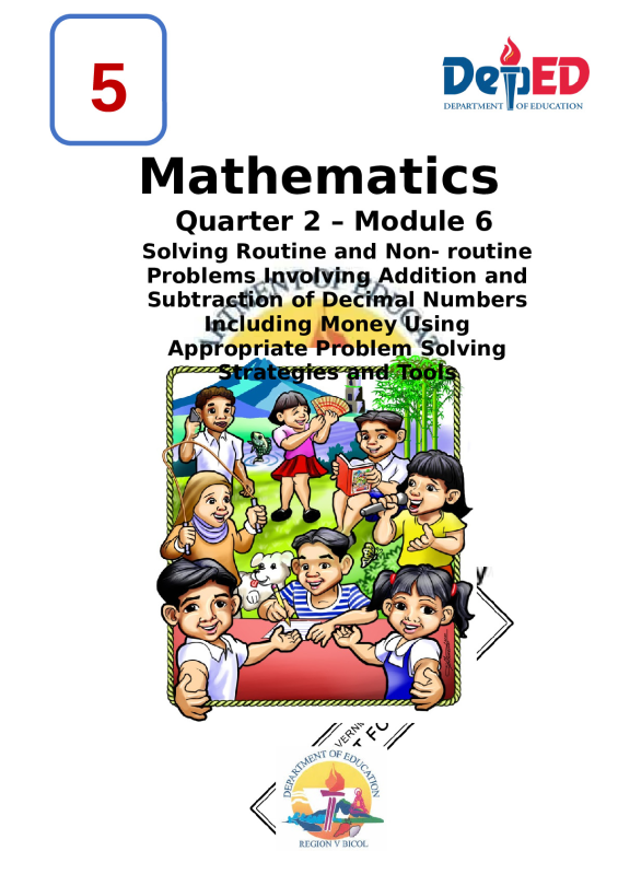 Q2 G5 Module 6 University Of The Philippines Diliman Filipino 5