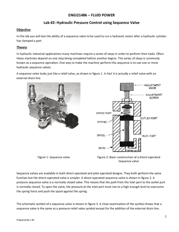 Sheridan College ENTK ENGI10679 3. Manual - Lab2 - Pressure Control ...
