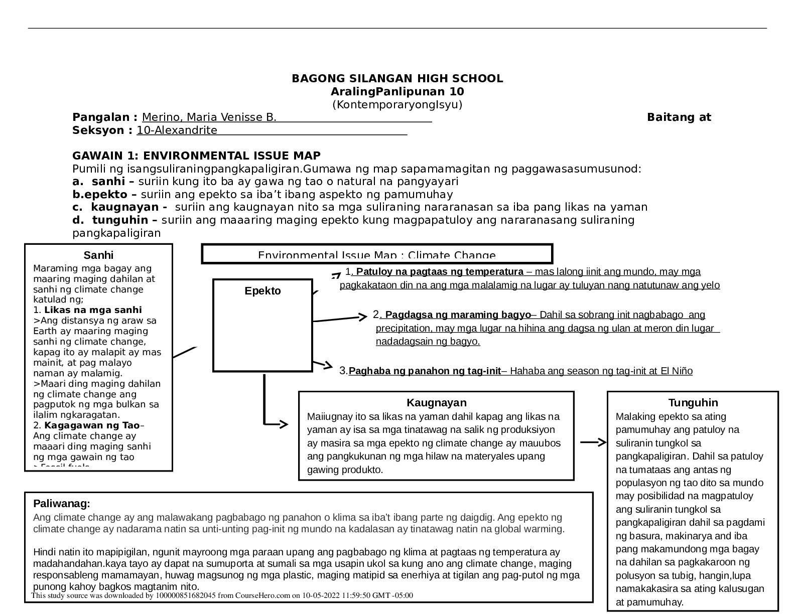 ENGLISH ENGLISH LI Environmental Issue Map case study