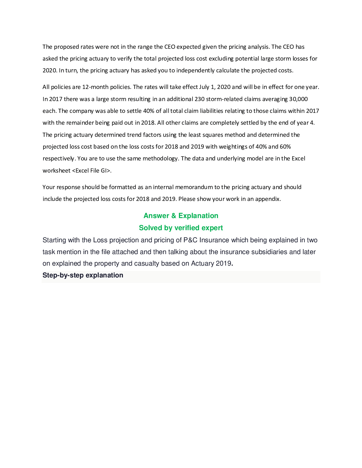 Statistics and Probability The proposed rates were not in the range the ...