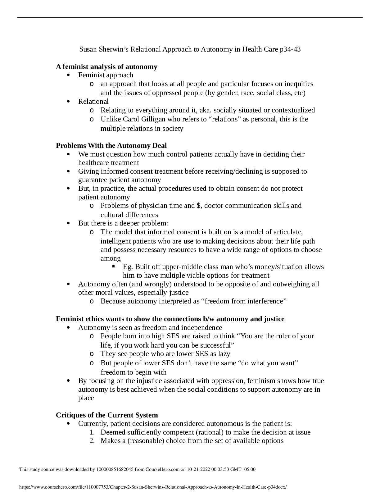 Chapter-2- Susan Sherwin's Relational Approach to Autonomy in Health ...