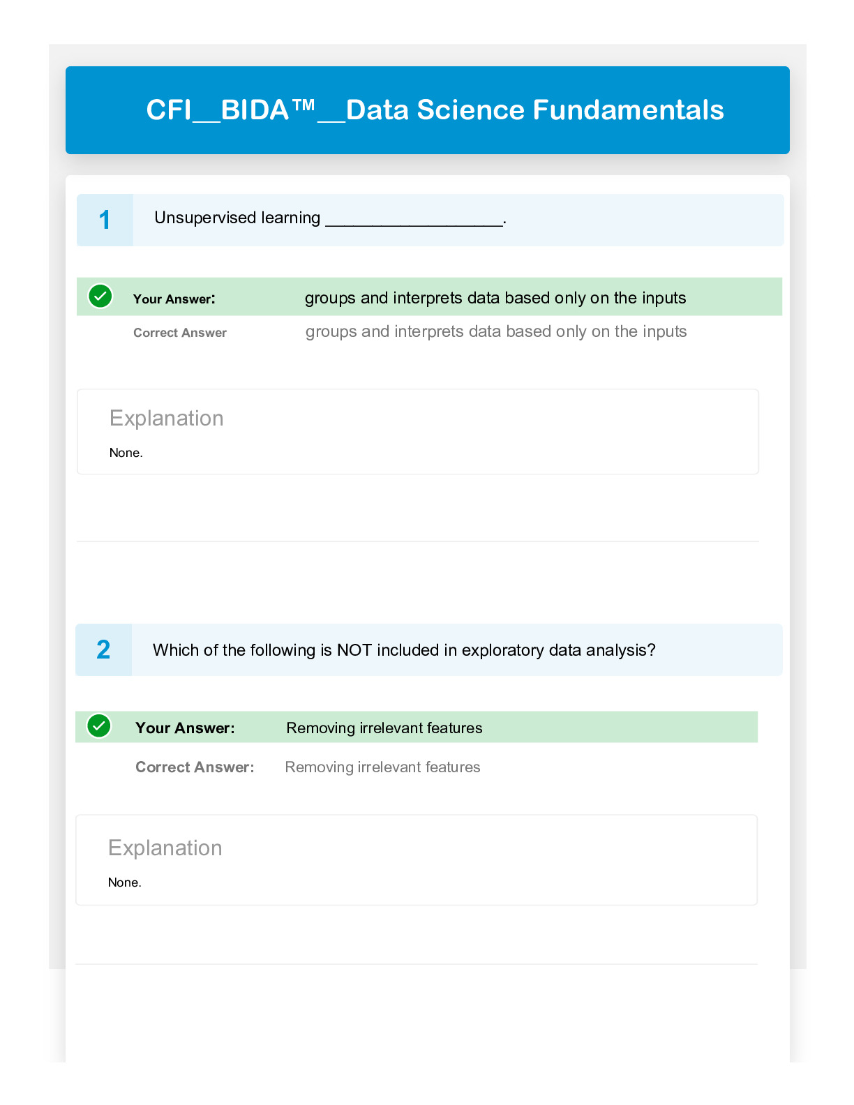 Harvard UniversityCFI__BIDA__Data Science Fundamentals.