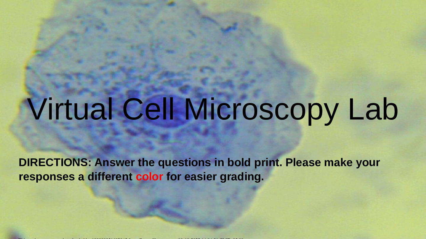 University Of GeorgiaBIOL 1107Copy_of_Virtual_Cell_Microscopy_Lab_-_Student_Answer_Sheet_2021 ...