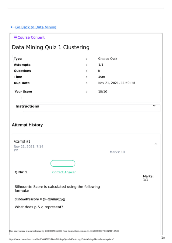 PGP-DSBA AUG2021 Data Mining Quiz 1 Clustering_ Data Mining - Great Learning.