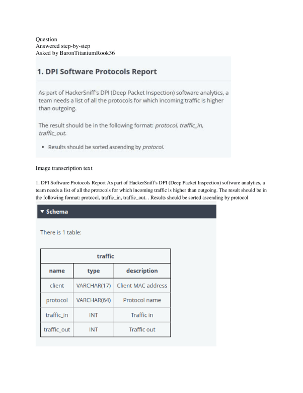 1. DPI Software Protocols Report As part of HackerSniff's DPI (Deep Packet Inspection) software ...