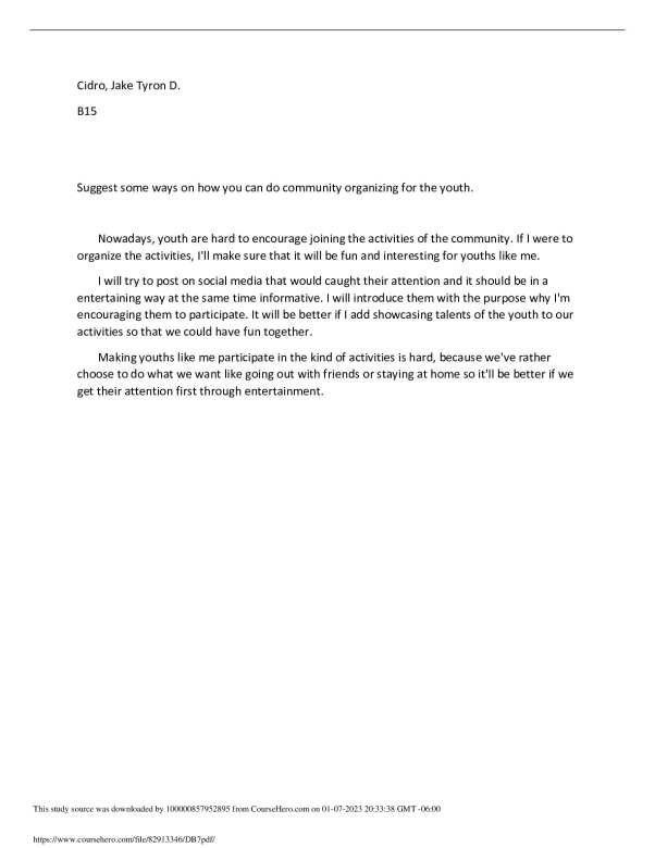 DB7 Mapúa Institute of Technology CWTS 101