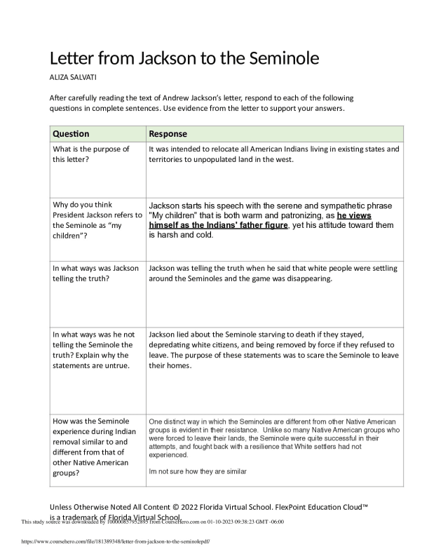 letter_from_jackson_to_the_seminole Florida Virtual School HISTORY 130
