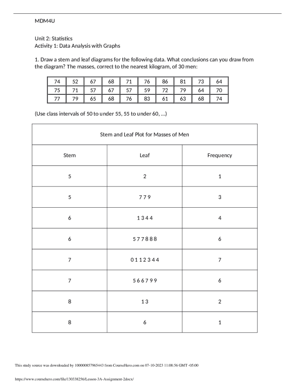 Lesson 3A Assignment 2