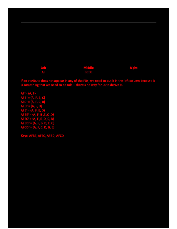 Cpsc 304 Introduction To Relational Databases Normalization 1 In Class Exercise Solution 7996