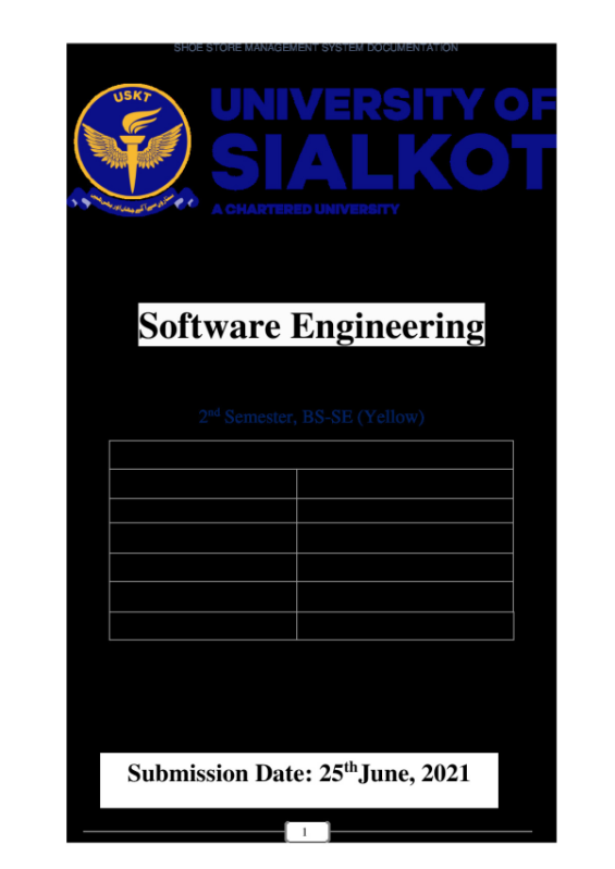 Ali Aoun Srs Shoe Store Management System