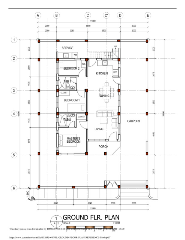 FPL GROUND FLOOR PLAN REFERENCE-Model